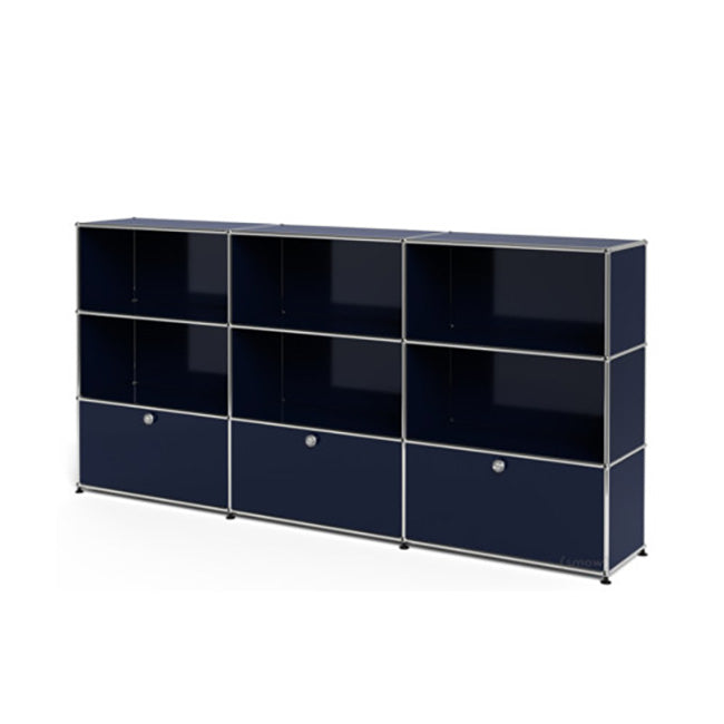 3x3 Modular Metal Highboard With 3 Bottom Doors 4 3 3 4 3 3 Pannels 3x3-modular-metal-highboard-with-3-bottom-doors-4-3-3-4-3-3-pannels