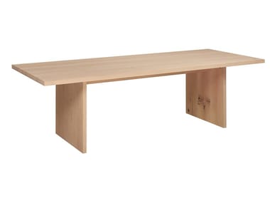 Ashida - Rectangular Solid Wood Table by E15 – TRDST