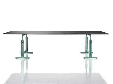 Brut - Height-Adjustable Rectangular Cast Iron Table by Magis – TRDST