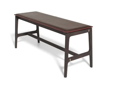 Everyday Life Bench - Wooden And Leather Bench by De Padova – TRDST