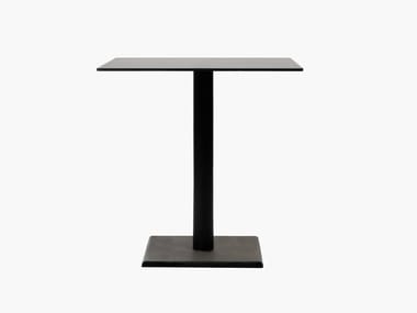 Quadro - Square Steel And Wood Garden Table by Vincent Sheppard – TRDST