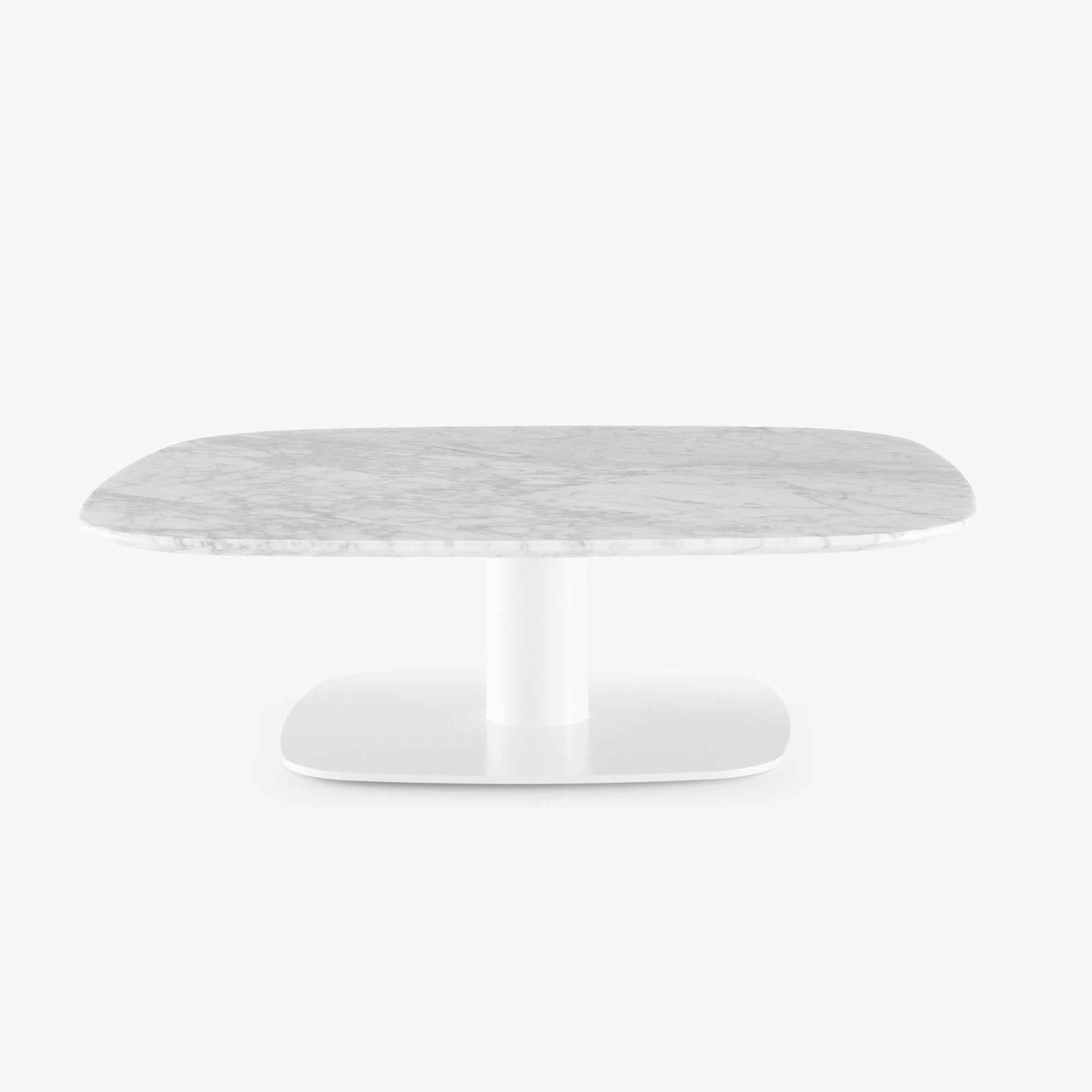 Alster - Low Square Carrara Marble Coffee Table by Ligne Roset – TRDST