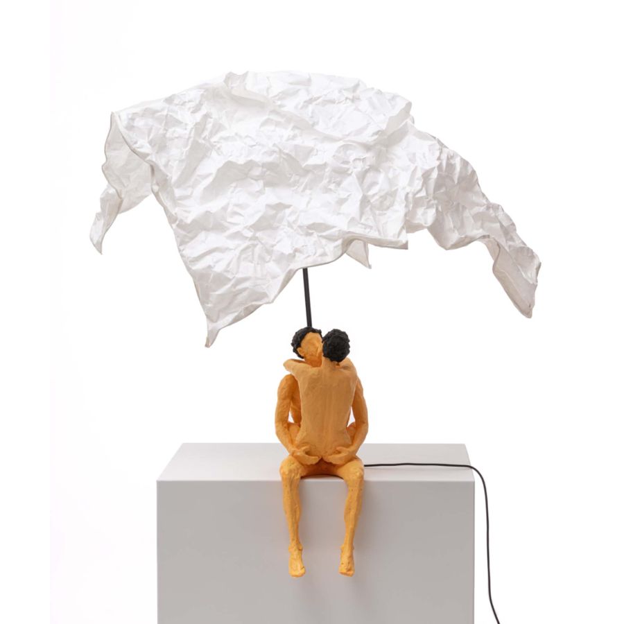 Resin Table Lamp Love is a verb Max & Roberta by Seletti – TRDST