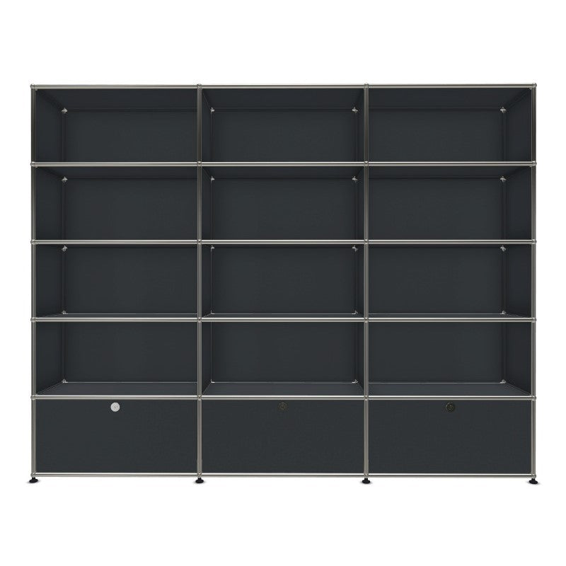 3x5 Module System with 3 bottom doors [W(750+750+750)XD350xH(350+350 ...