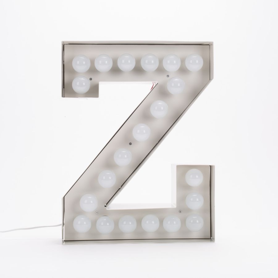 Metal Indoor Floor Lamp Vegaz Alphabet "Z" by Seletti – TRDST