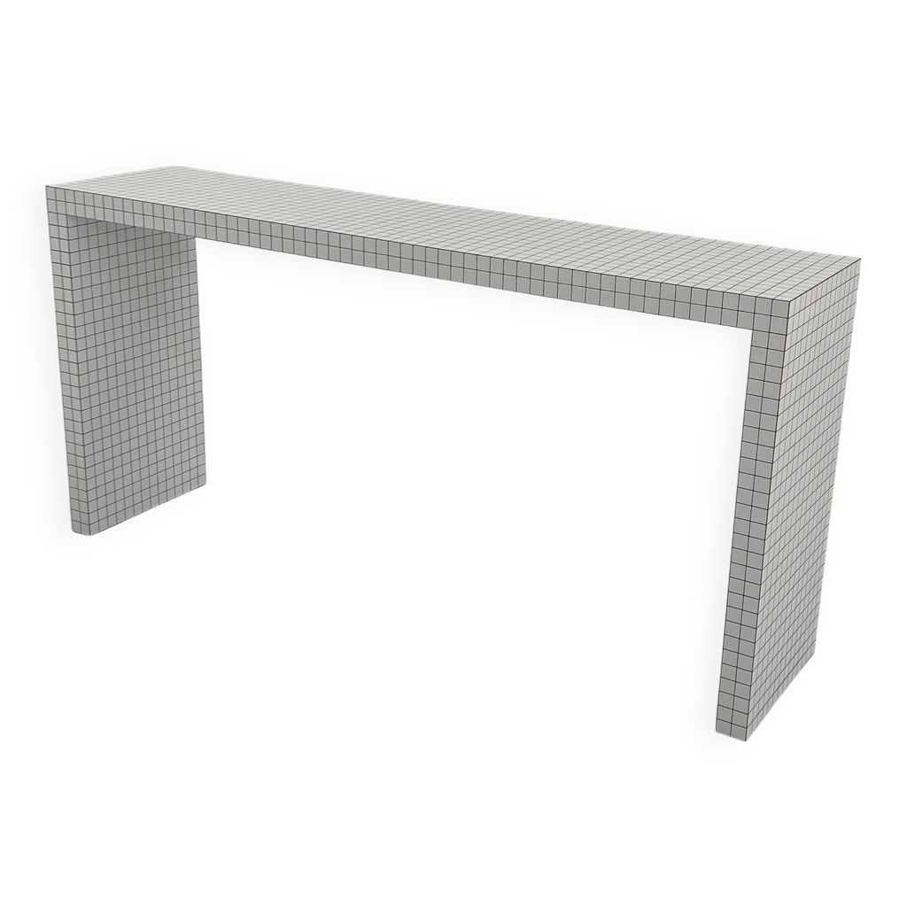 Quaderna 710 - Rectangular Honeycomb Console Table by Zanotta – TRDST
