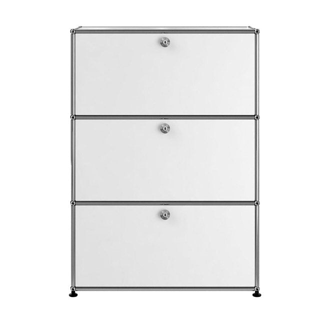 1x3 Modular Metal Highboard with 3 doors [W750XD350XH(350+350+350)] by ...