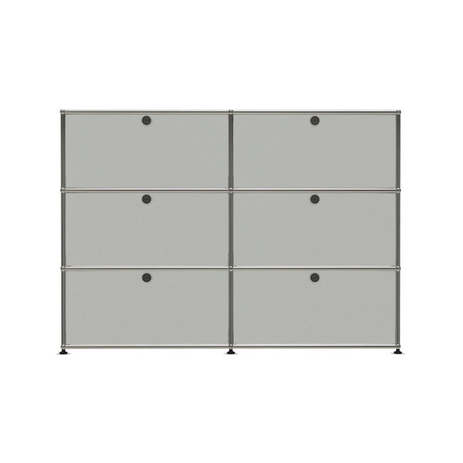 2x3 Modular Metal Sideboard with 6 doors [W(750+750)XD350XH(350+350+350 ...