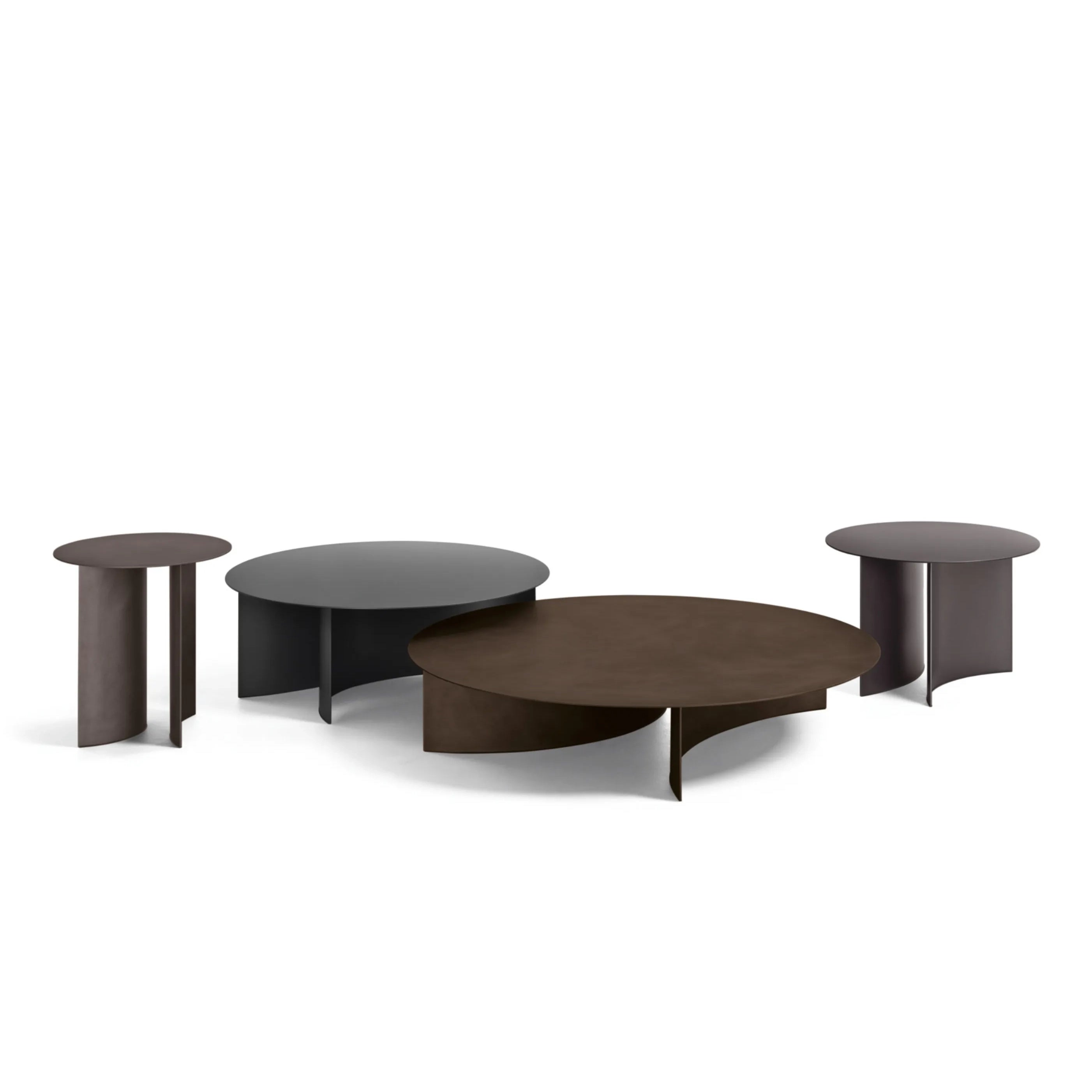 Pierre - Round Metal Garden Side Table by Flou – TRDST
