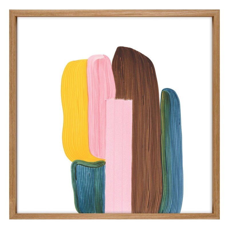 Drawing 8 poster with oak frame by The Wrong Shop – TRDST