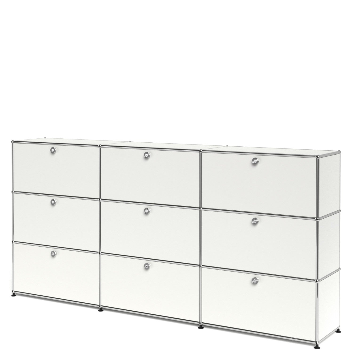 3x3 Modular Metal Highboard with top 6 drop down & bottom 3 extension ...