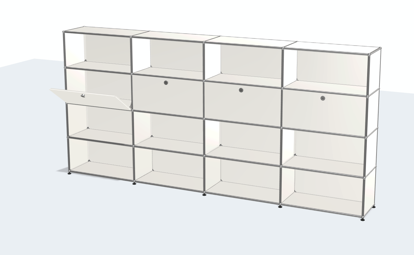 4x4 module sideboard (4 door) [W(750+750+750+750)XD350XH(350+350+350+3 ...