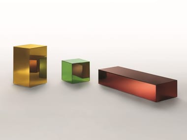 Boxy - Coffee Table With Light With Castors by Glas Italia – TRDST