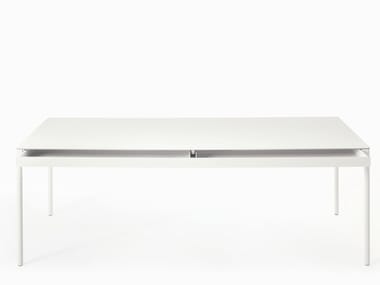 Icaro 015 - Rectangular Steel Dining Table With Drawers by Desalto – TRDST