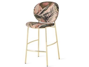 Ines - Fabric Stool With Footrest by Calligaris – TRDST