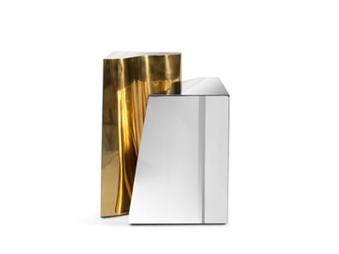 Lapiaz - Stainless Steel Side Table by Boca Do Lobo – TRDST