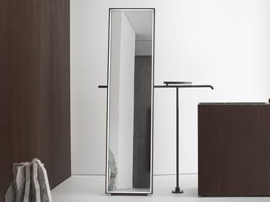 Ma - Freestanding Solid Wood Mirror With Integrated Lighting by Falper ...