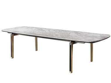 Mirage - Rectangular Calacatta Marble Table by Cantori – TRDST