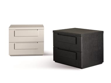 Note - Wooden Bedside Table With Drawers by Meridiani – TRDST
