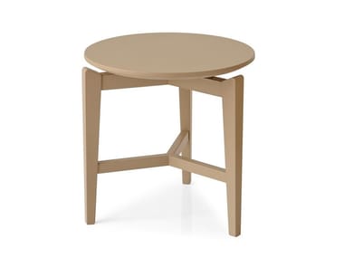 Symbol - Round Wooden Side Table by Calligaris – TRDST