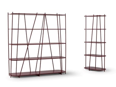 Twigs - Open Freestanding Double-Sided Metal Bookcase by Bonaldo – TRDST