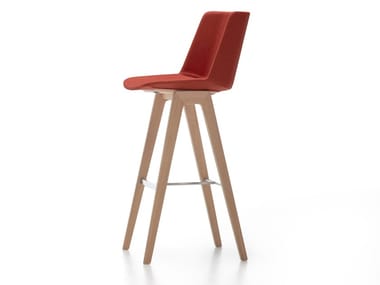 A?Ku Stool - High Fabric Stool With Back by Mdf Italia – TRDST