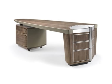 Ark - Wooden Office Desk With Drawers by Reflex – TRDST