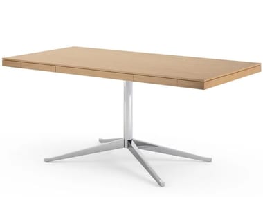 Florence Knoll Table Desk - Rectangular Wooden Writing Desk With ...
