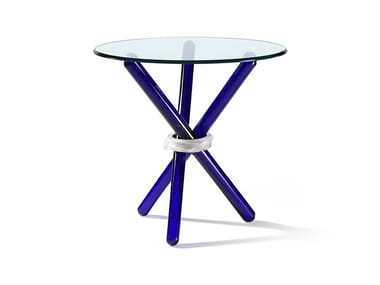 Oodan 55 - Round Glass Coffee Table by Reflex – TRDST