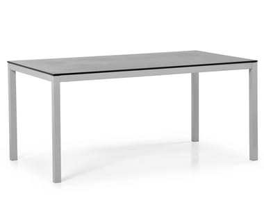 Victor - Rectangular Powder Coated Aluminium Garden Table by Varaschin ...