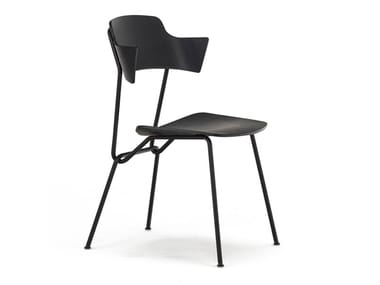 Strain - Open Back Chair With Armrests by Prostoria – TRDST