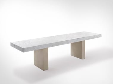 Span - Rectangular Marble Table by Salvatori – TRDST