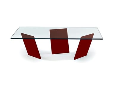 Tango - Rectangular Glass Coffee Table by Reflex – TRDST