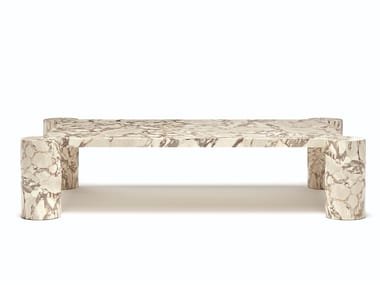 Tempio - Rectangular Marble Coffee Table by Natuzzi Italia – TRDST