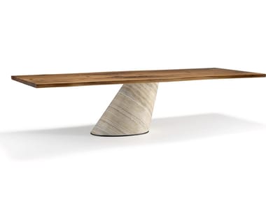 Vero - Cono - Rectangular Solid Wood Table by Arte Brotto – TRDST